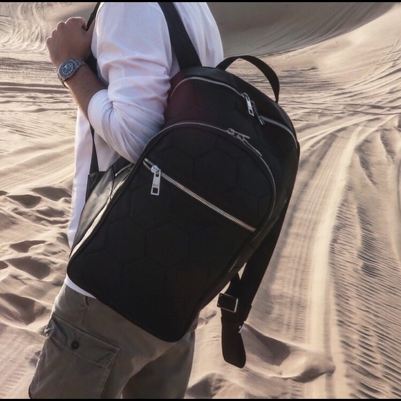 BALR | Bags | Balr Mens Black Leather Backpack | Poshmark